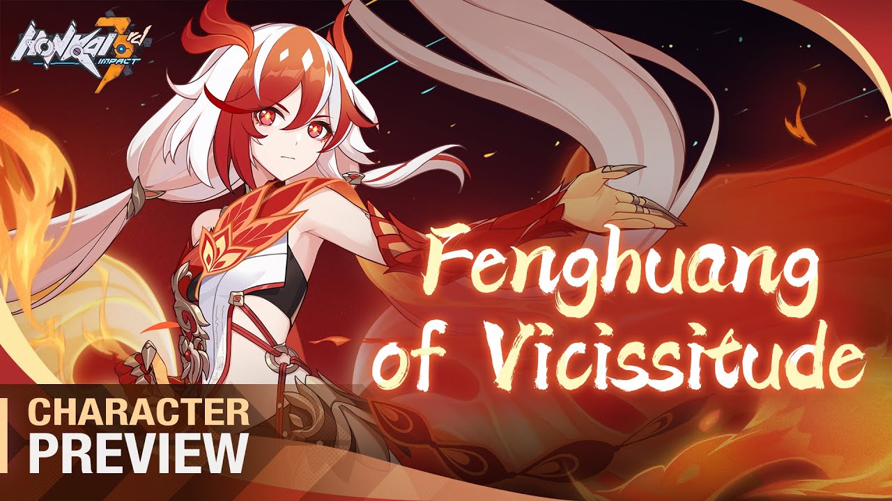 Фу Хуа в новом костюме Fenghuang of Vicissitude для Honkai Impact 3rd